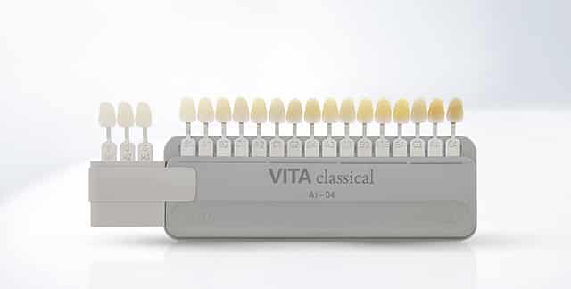 VITA classical shade guide A1-D4 with Bleached Shades